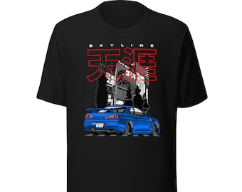 Paul Walker's Nissan Skyline GT-R R34 T-shirt Legend - Etsy