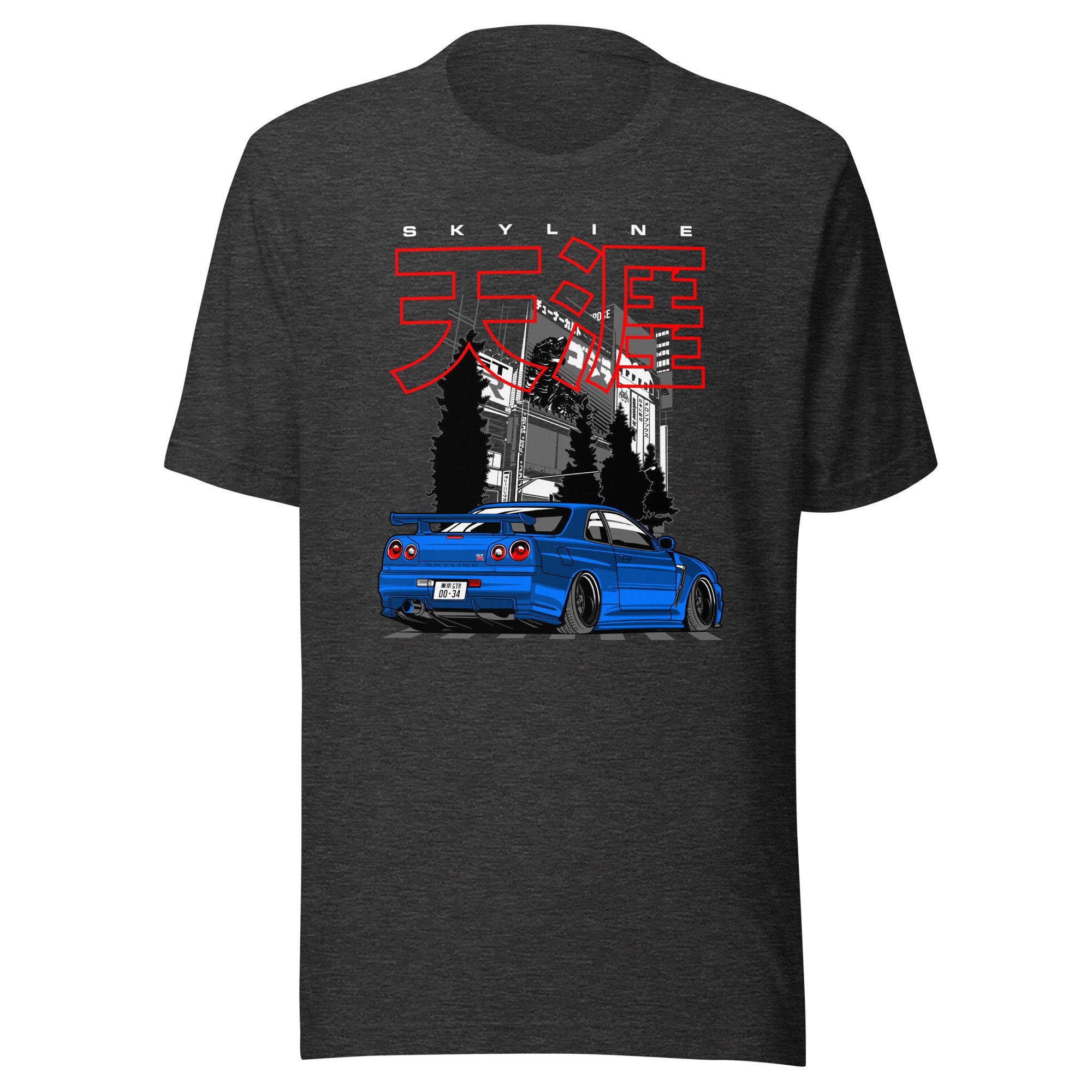 Nissan Skyline GT-R R34 Tshirt, Stance, Jdm, Japan, Fast and Furious ...