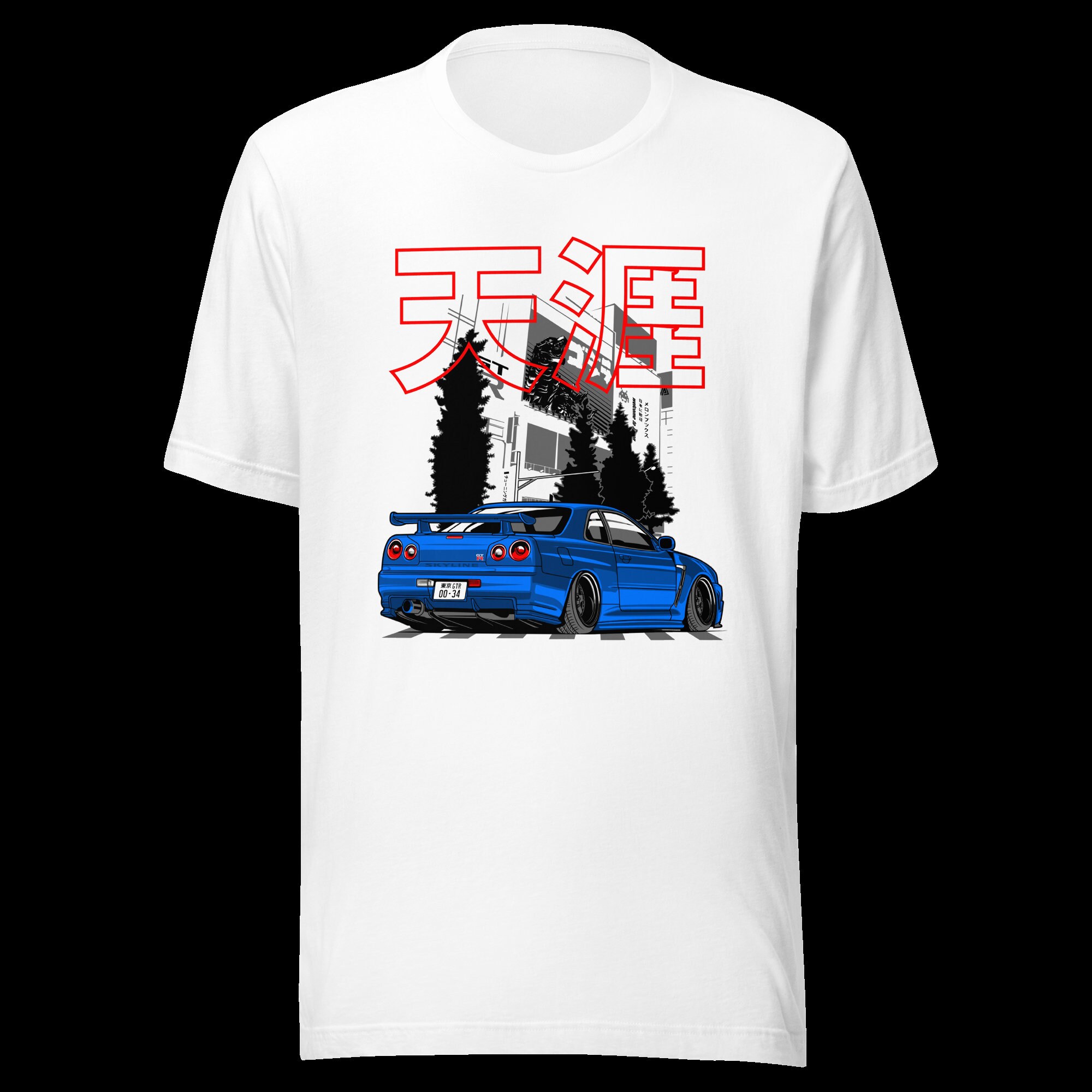 Nissan Skyline GT-R R34 Tshirt, Stance, Jdm, Japan, Fast and Furious ...