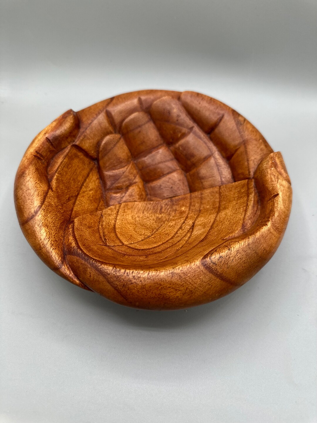 Signed Hand Carved Open Hands Offering - Etsy