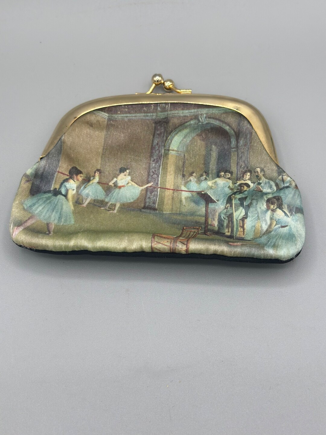 Ballroom Ballerina Dancing Scene Coin Purse Gold Tone Closer - Etsy
