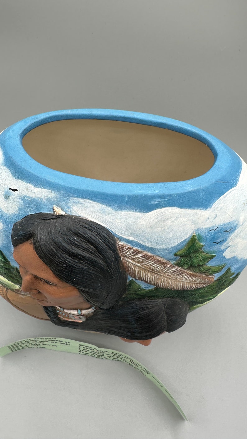 Native American Planter With Prayer Inside - Etsy