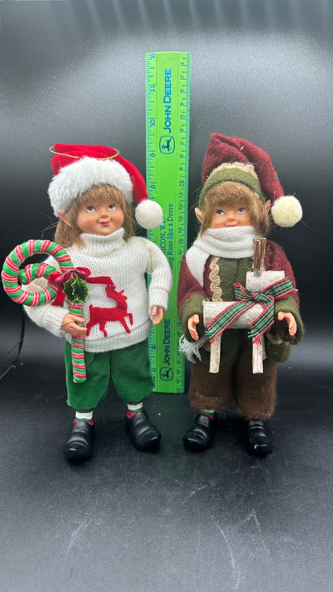 Collectible Santa Elf Holiday (set) - Etsy