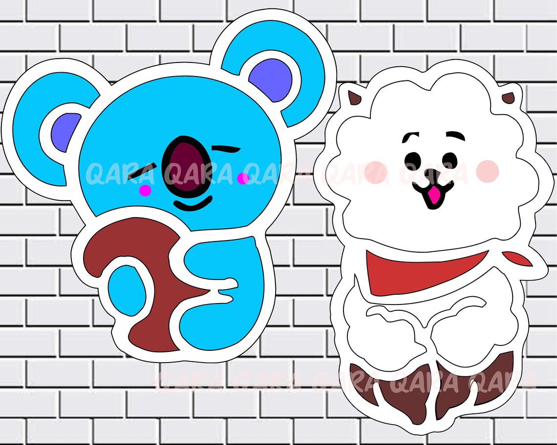 BT21 Svg,bts PNG Digital Stickers,kpop Svg,k Pop Png Clipart,korean ...