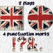 British Flag Alphabet Clip Art: Union Jack Letters & Numbers (PNG) - Etsy