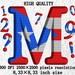 Puerto Rico Flag Letters Clip Art,puerto Rico National Colors Alphabet ...