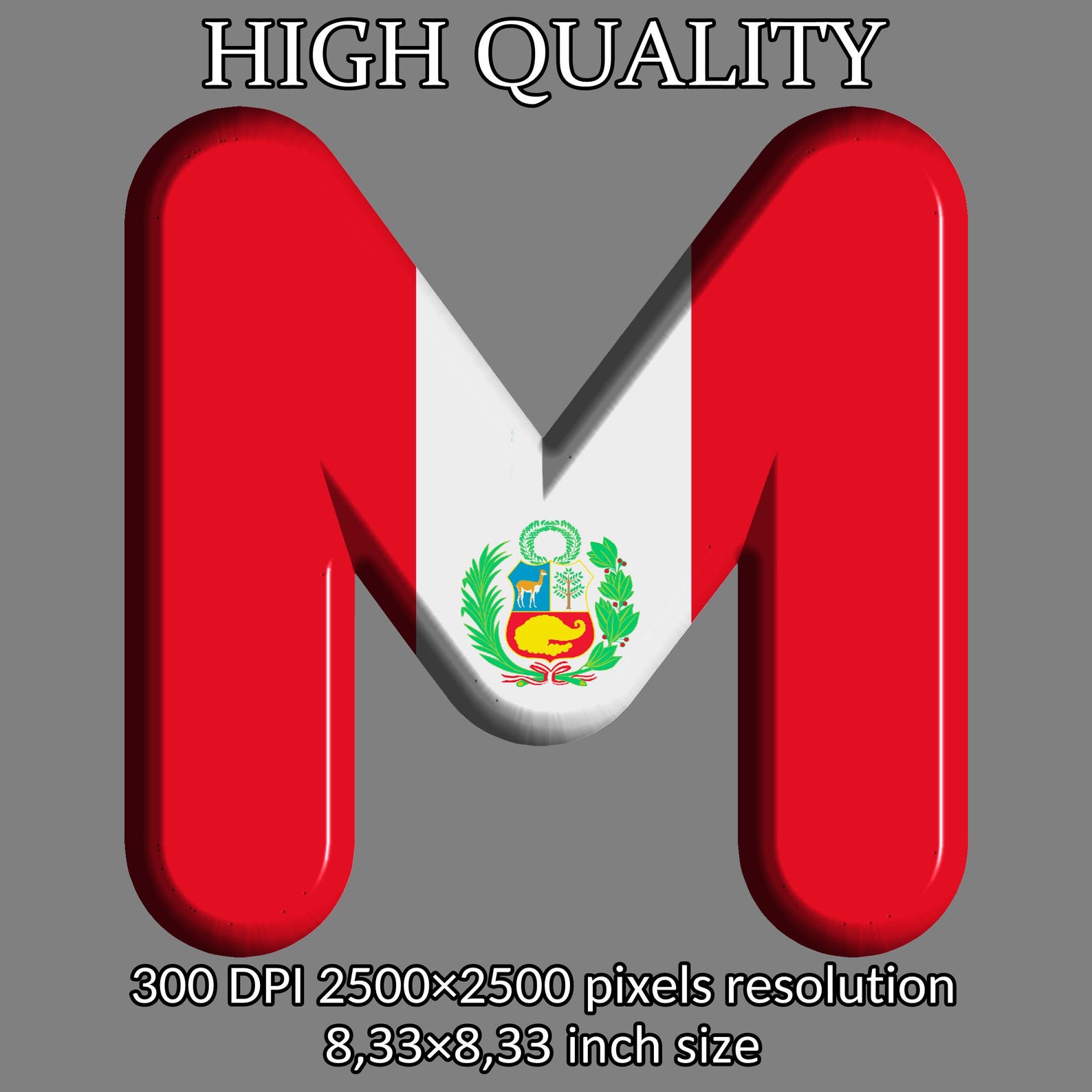 Peru Flag Font Png Clipart, Peruvian Colors Alphabet, Red White Letters ...