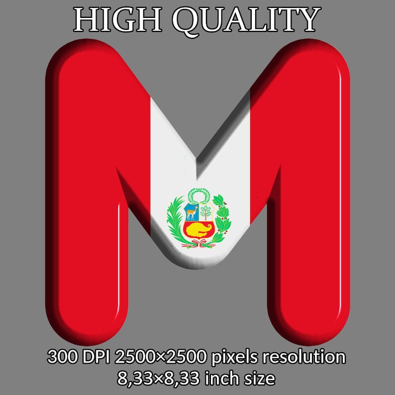 Peru Flag Font Png Clipart, Peruvian Colors Alphabet, Red White Letters ...