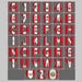 Peru Flag Font Png Clipart, Peruvian Colors Alphabet, Red White Letters ...