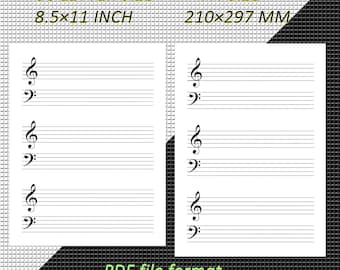 Printable Sheet Music - Etsy