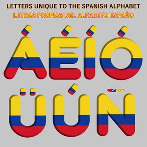 Colombia Flag Alphabet PNG Clipart: Patriotic Letters, Numbers & Flag ...