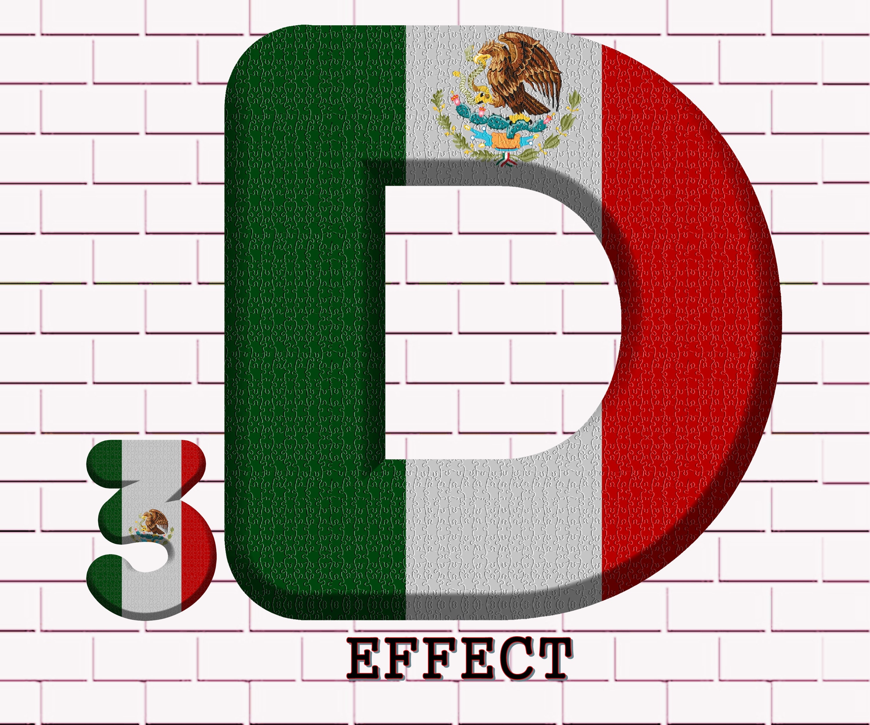Mexico Flag Font,alfabeto Mexicano,mexico National Numbers Letters ...