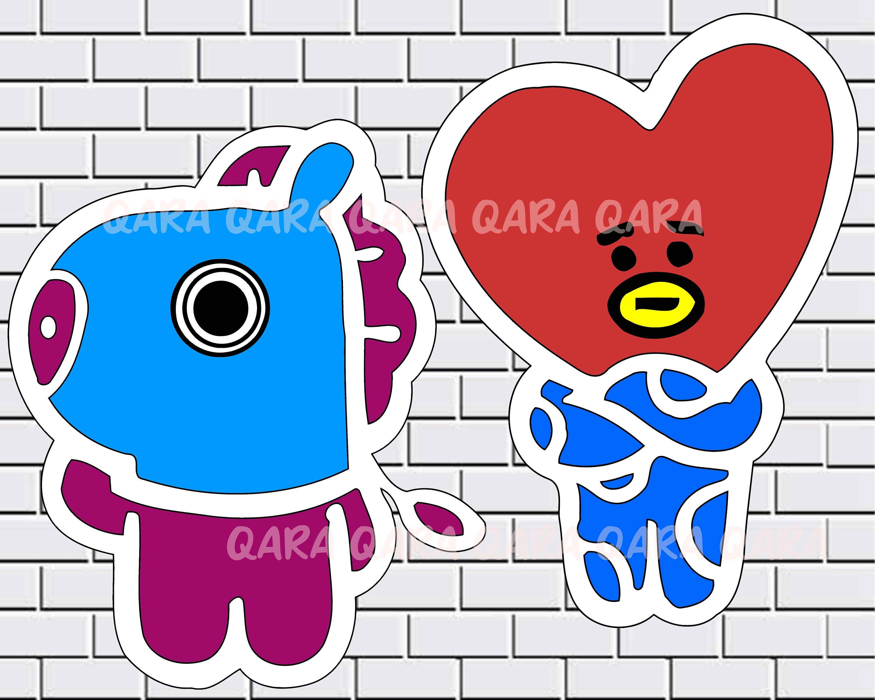 BT21 Svg,bts PNG Digital Stickers,kpop Svg,k Pop Png Clipart,korean ...