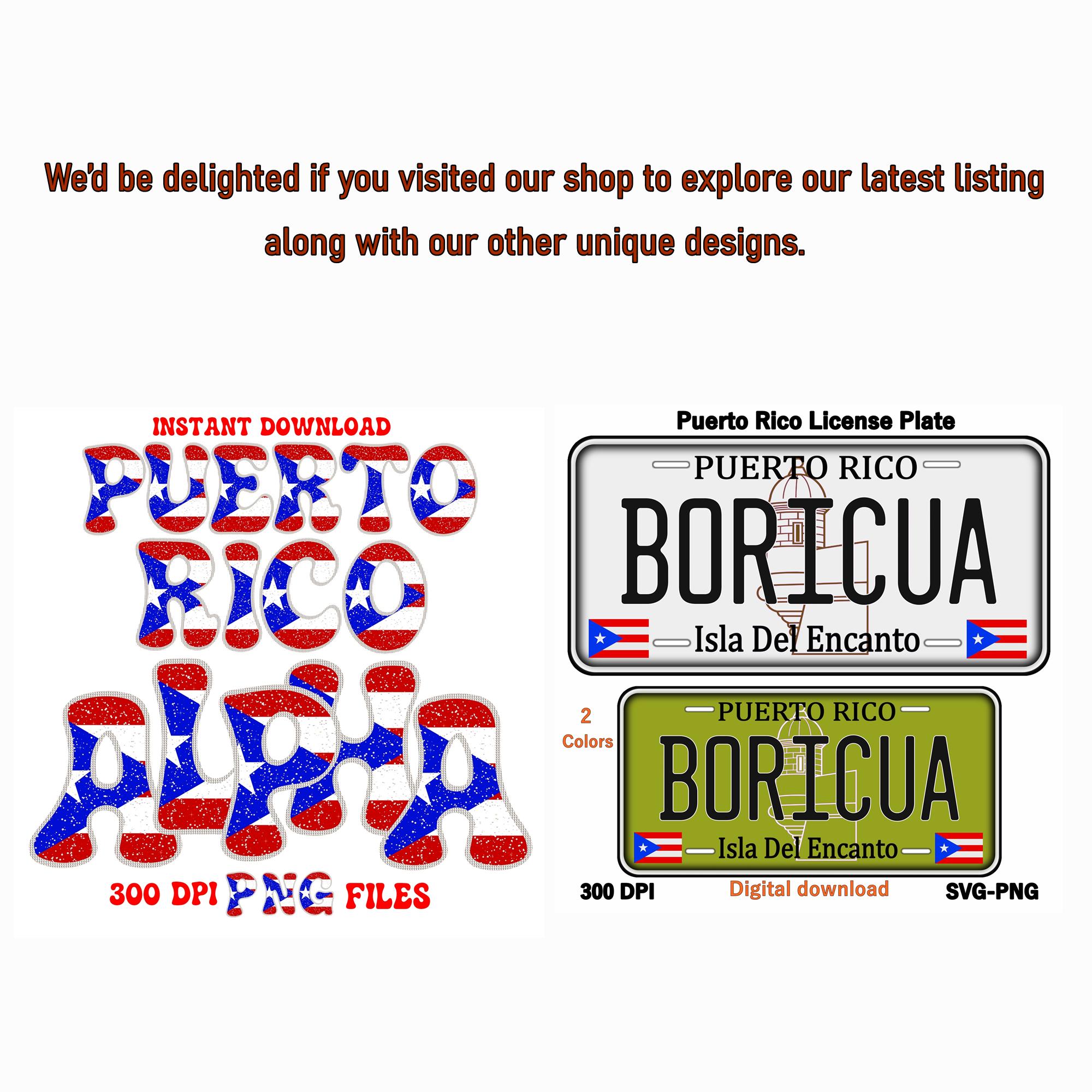 Puerto Rico Flag Alphabet PNG: 3D Letters, Numbers, Icons (digital ...