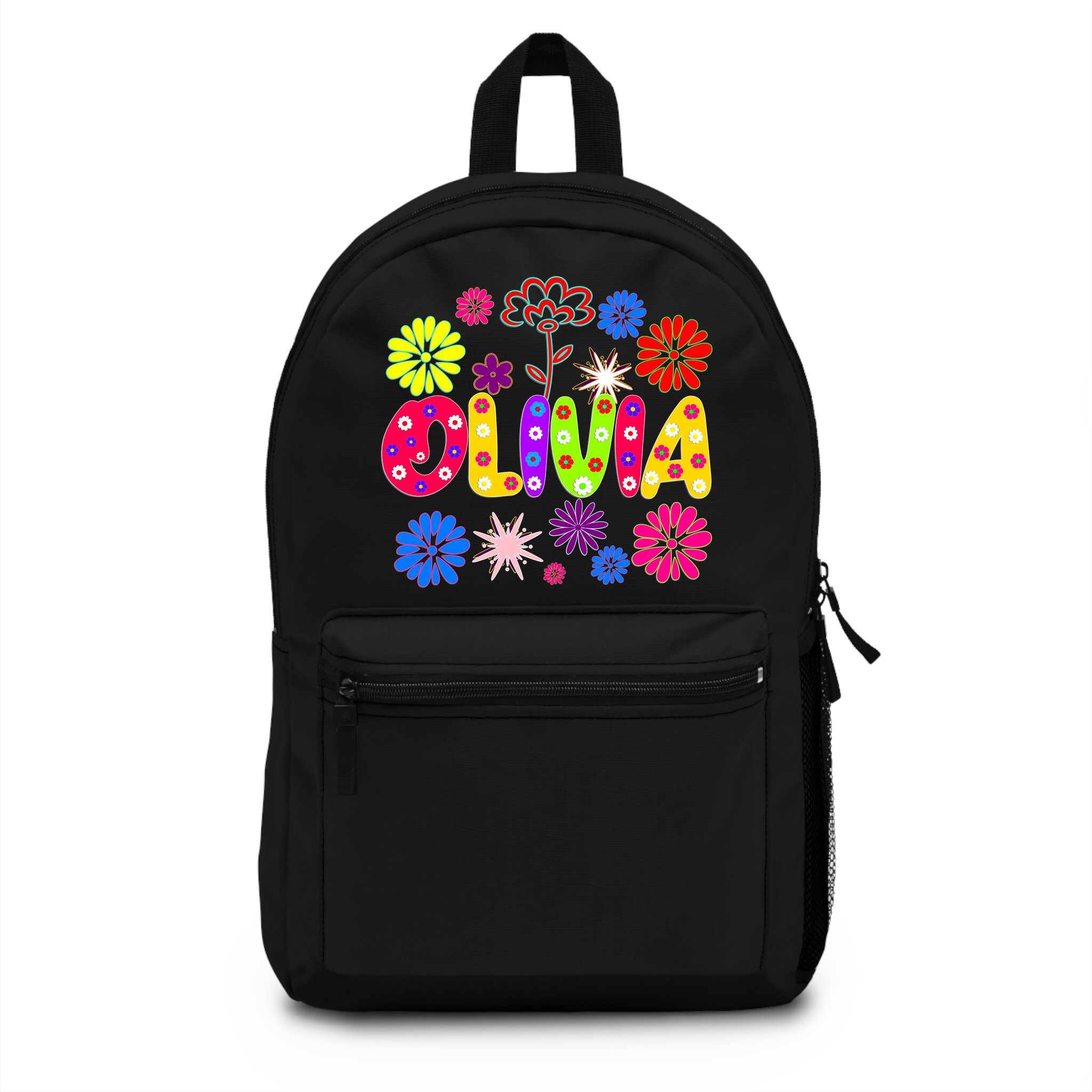 Colorful Flower Alphabet Set, Flower Letter PNG, Printable DIY Alphabet ...