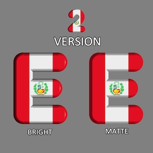 Peru Flag Font Png Clipart, Peruvian Colors Alphabet, Red White Letters ...