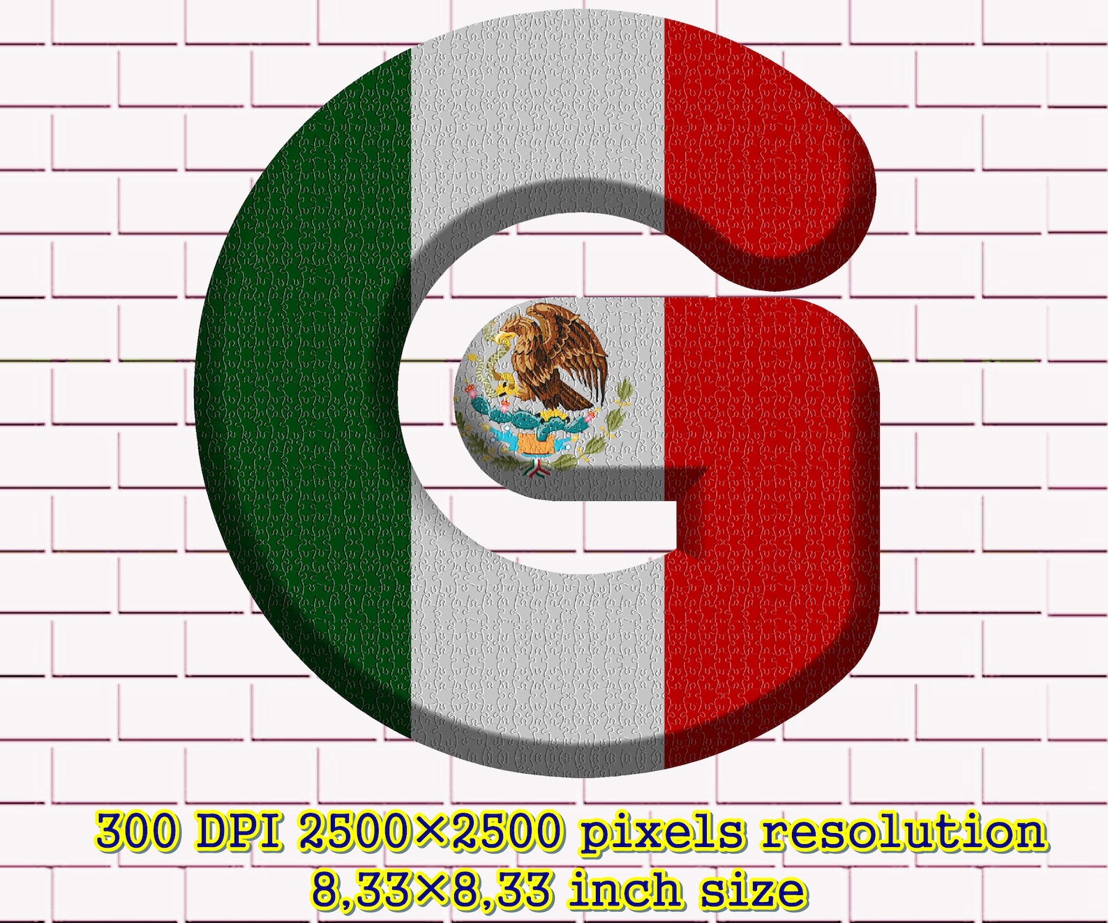 Mexico Flag Font: Mexican Alphabet, Numbers & Clipart (PNG) - Etsy
