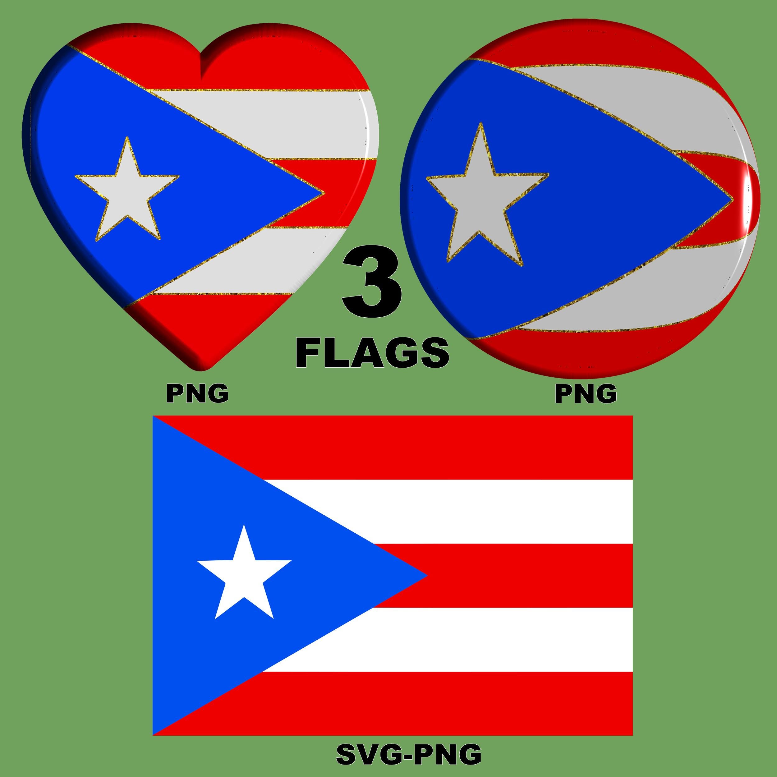Puerto Rico Flag Alphabet PNG, SVG, Boricua Font (digital Download) - Etsy