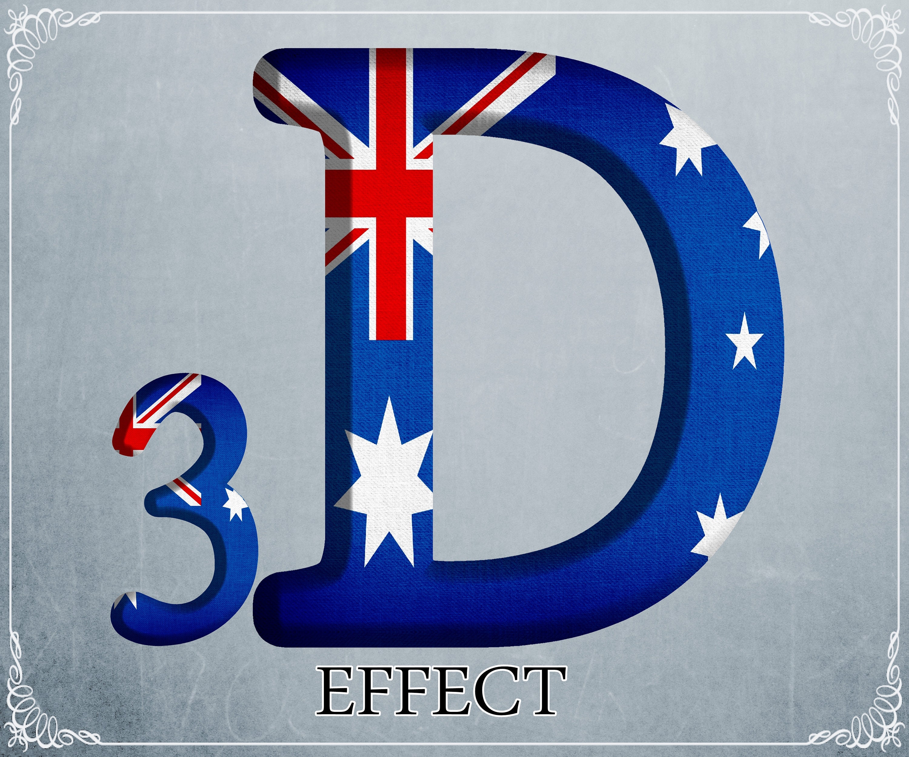 Australia Flag Letters Clipart,patriotic Font,blue,red and White Font ...