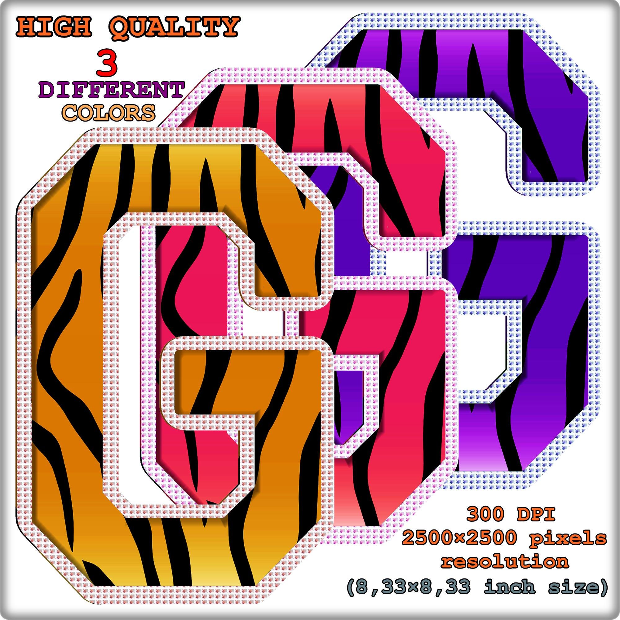 Tiger Font Png Clipart,athletic Letters and Numbers,colorful Sports ...