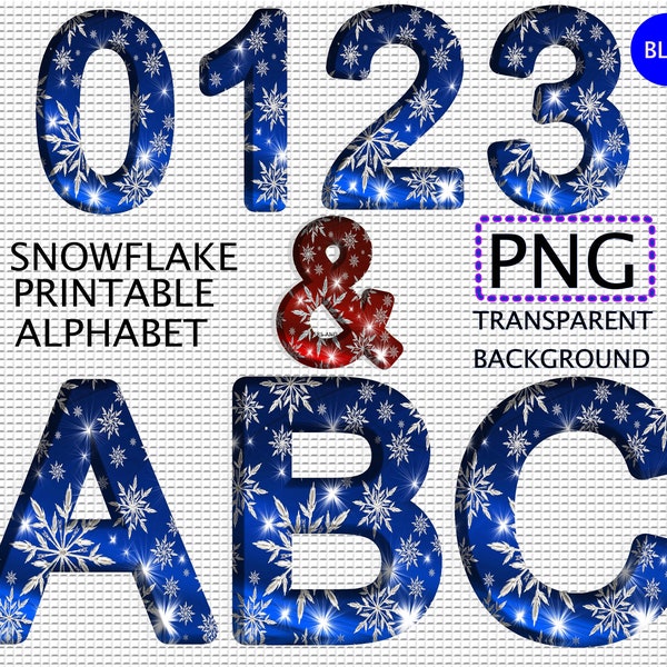 Snowflake Clip Art - Etsy