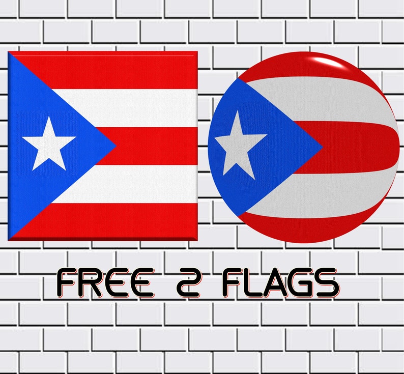 Puerto Rico Flag PNG Alphabet: Patriotic Letters, Numbers, & Clipart - Etsy
