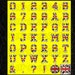 British Flag Alphabet Clip Art: Union Jack Letters & Numbers (PNG) - Etsy