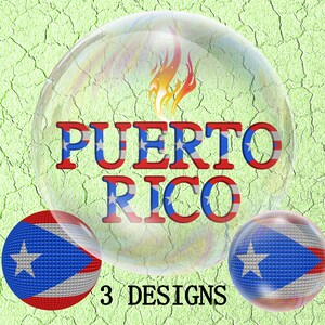 Puerto Rico Flag Letters Clip Art,puerto Rico National Colors Alphabet ...