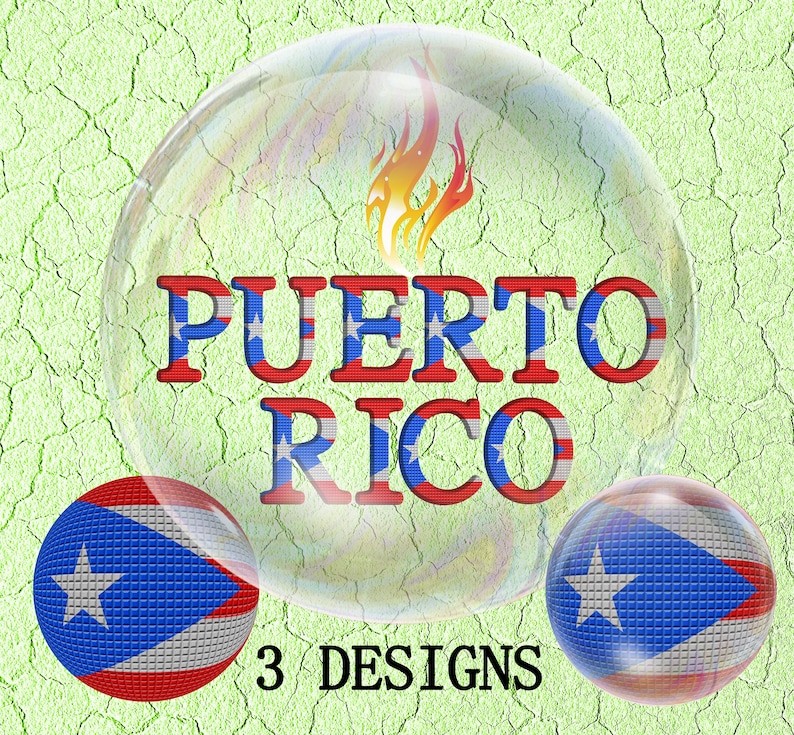 Puerto Rico Flag Letters Clip Art,puerto Rico National Colors Alphabet ...