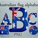 Australia Flag Letters Clipart,patriotic Font,blue,red and White Font ...