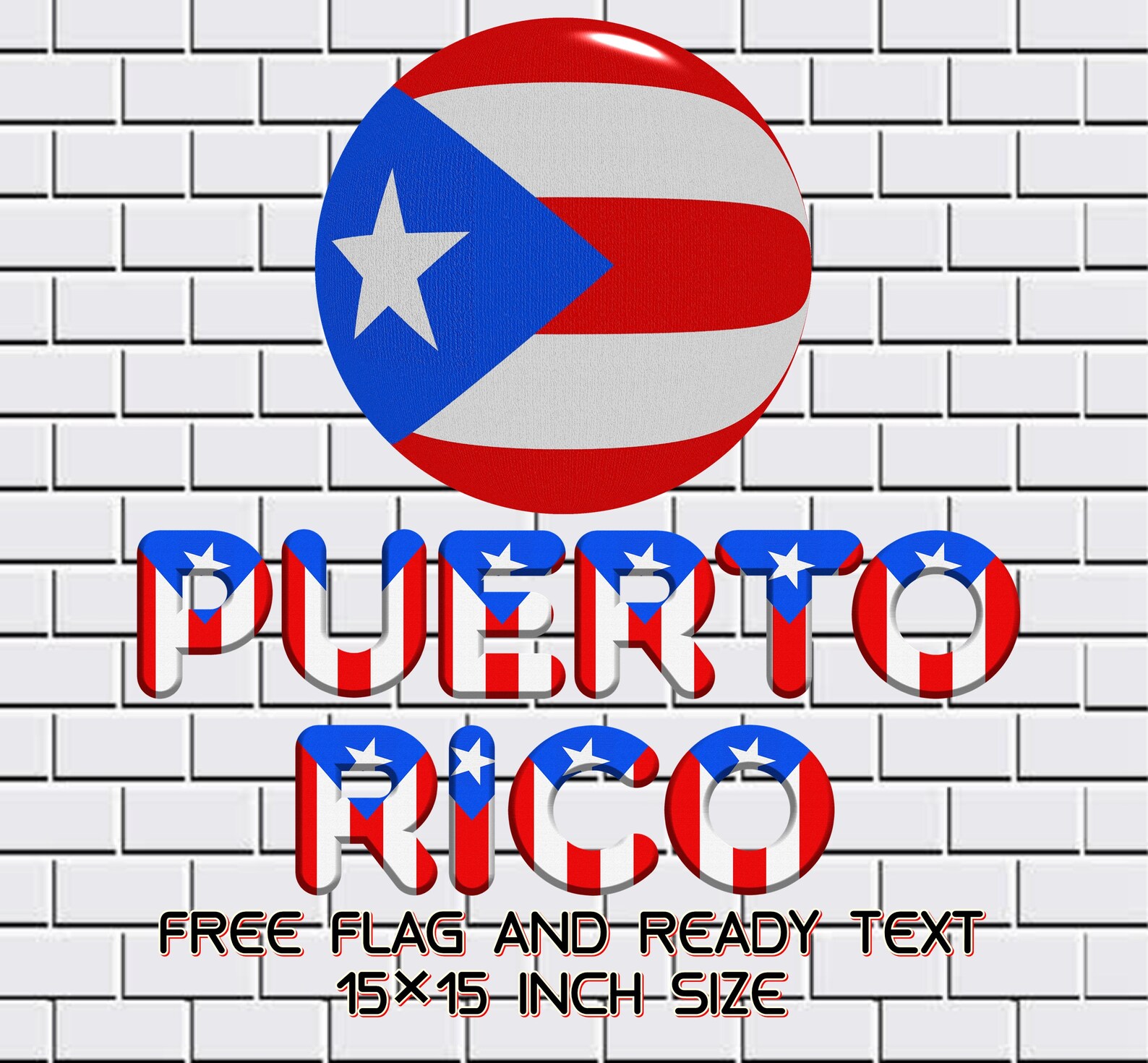 Puerto Rico Flag PNG Alphabet: Patriotic Letters, Numbers, & Clipart - Etsy