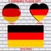 Germany Flag Alphabet: Patriotic Letters & Numbers PNG Clipart (digital ...