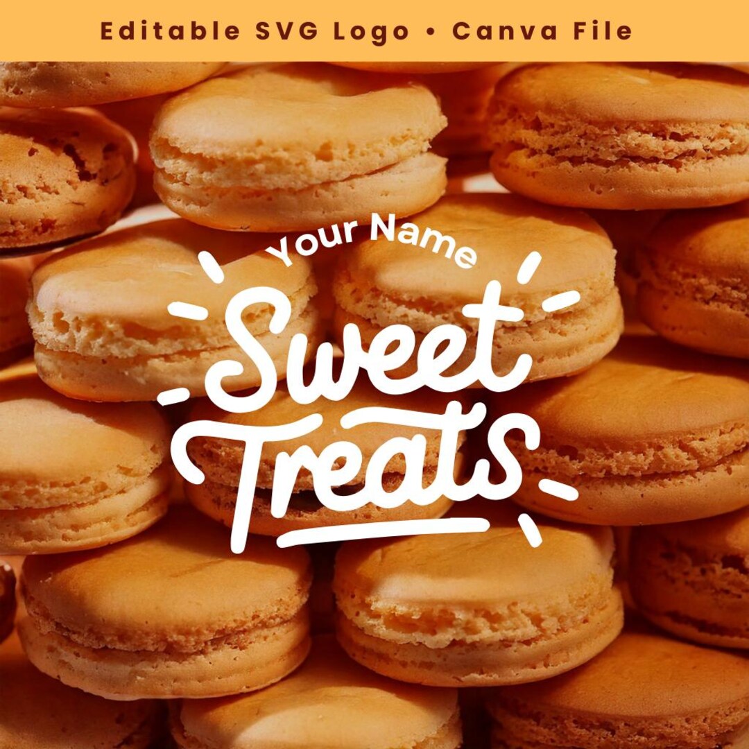 Custom Bakery Logo Design Sweet Treats Dessert Logo Baking Business ...