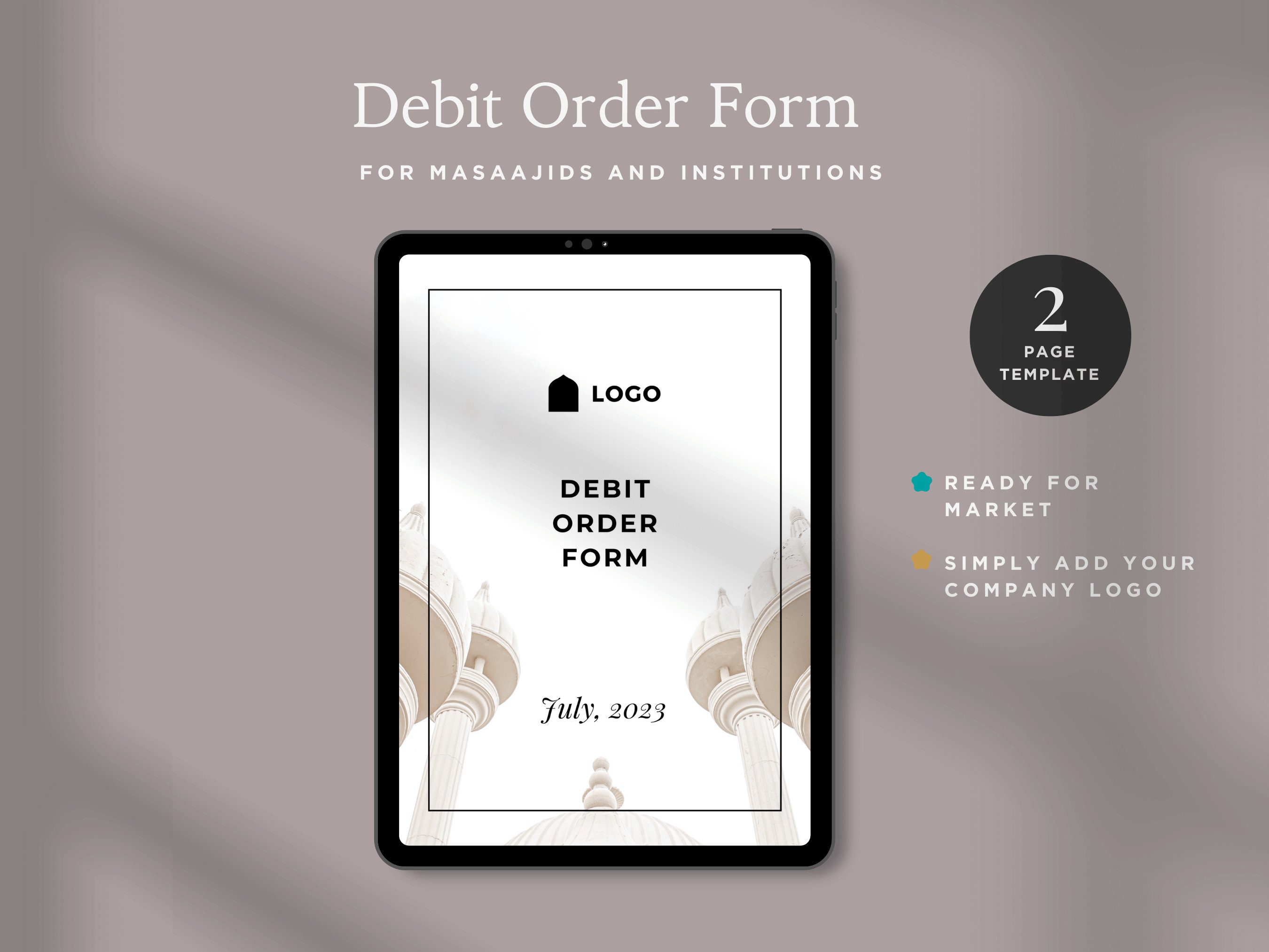 Debit Order Form | Fundraiser Template | NGO Fundraising - Etsy