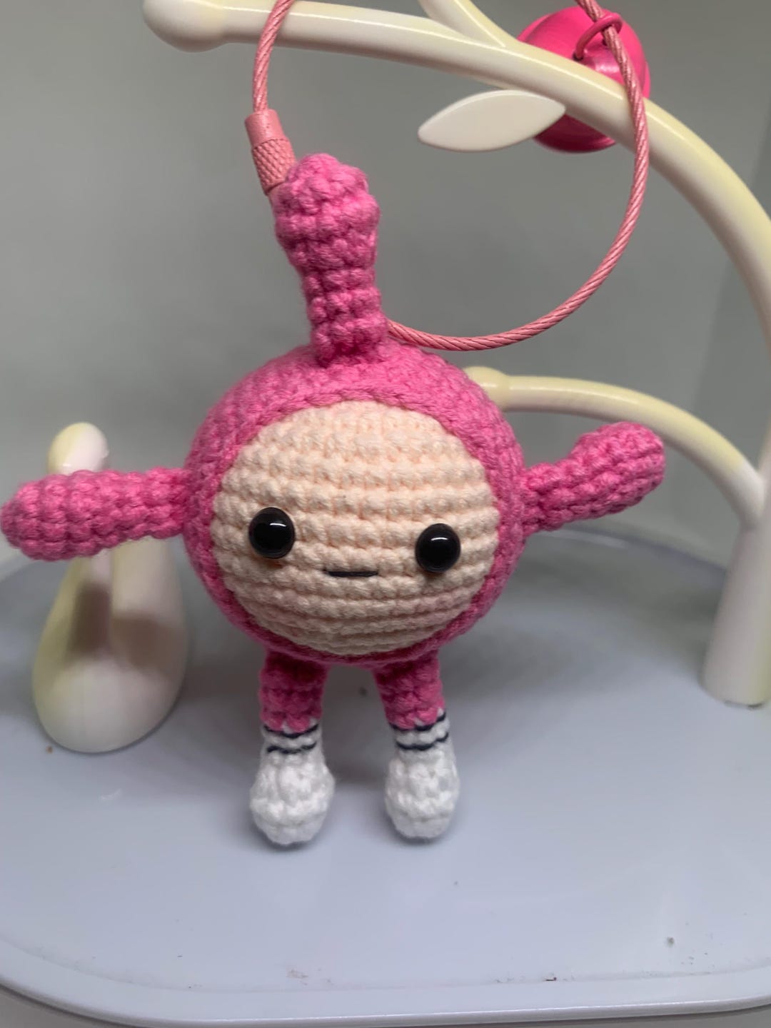 Teletubby Crochet Keychain - Etsy