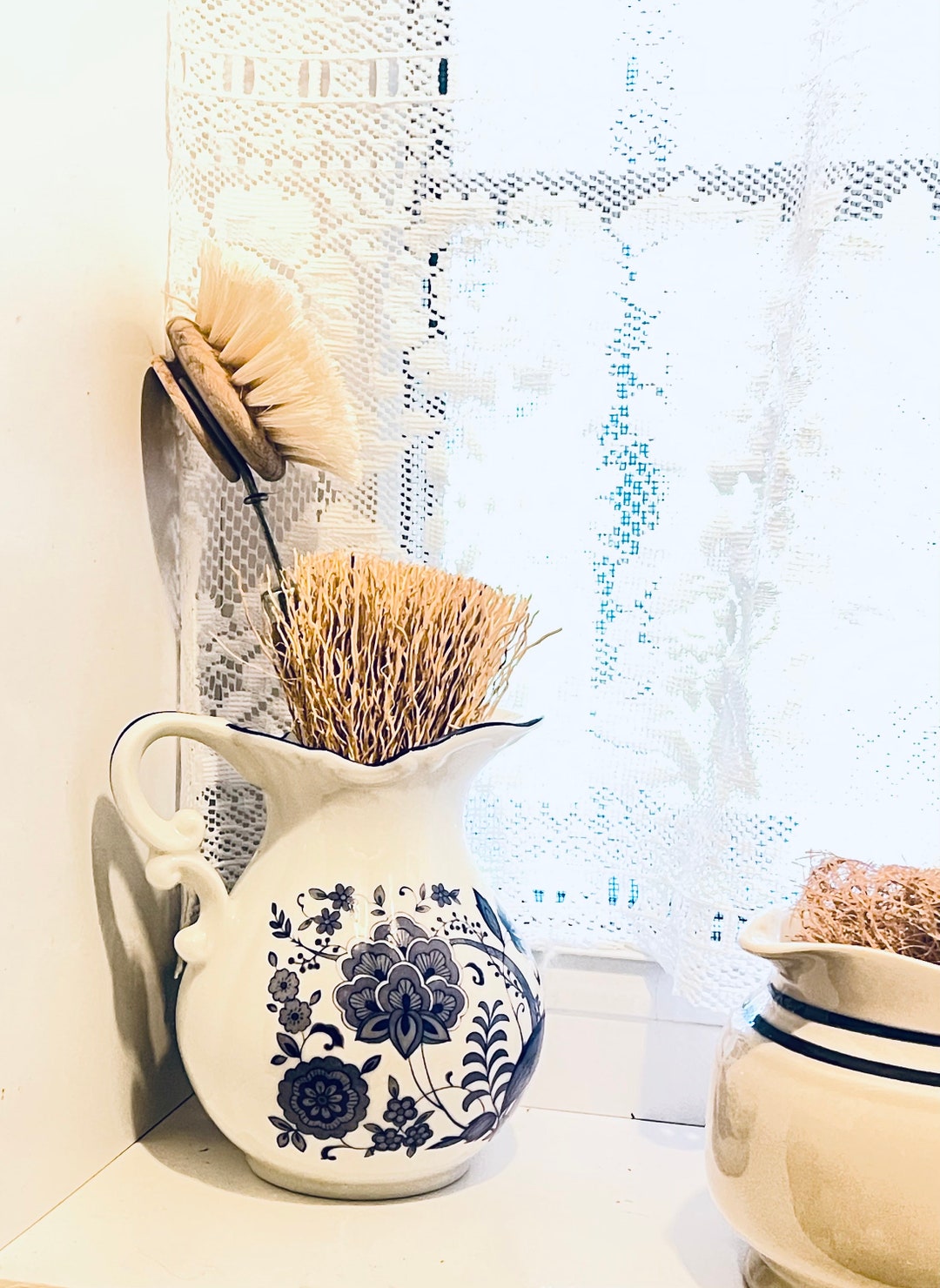 Vintage Porcelain Japanese Picher / Creamer, Traditional Floral Design ...