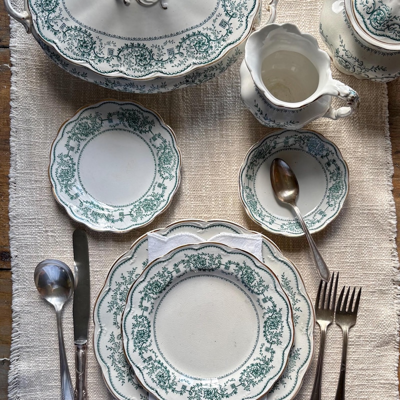 Antique China Dinnerware Sets - Etsy