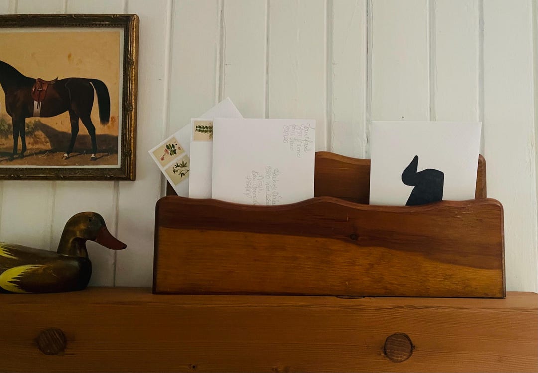 Vintage Large Wooden Mail Sorter, Wall Mounted or Counter Top. Perfect ...