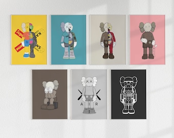 Digital Kaws Art - Etsy