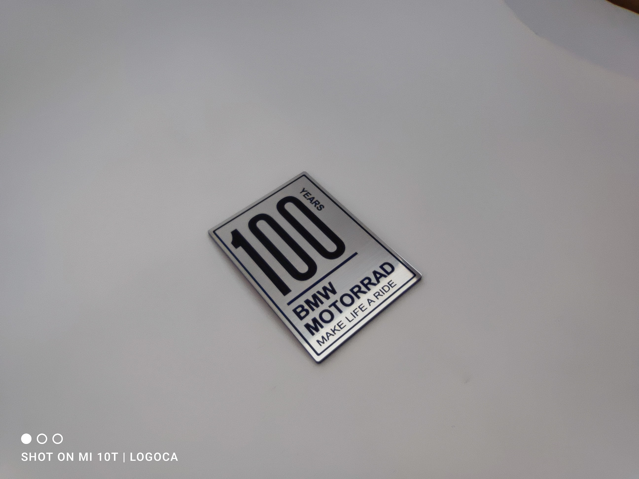 Bmw Motorrad 100. Years Badge Sticker Emblem R1200 R1200gs R 1250 GS ...