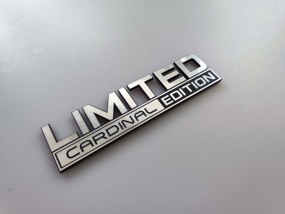 Customizable Limited Edition Sticker for Your Car High Quality Self ...