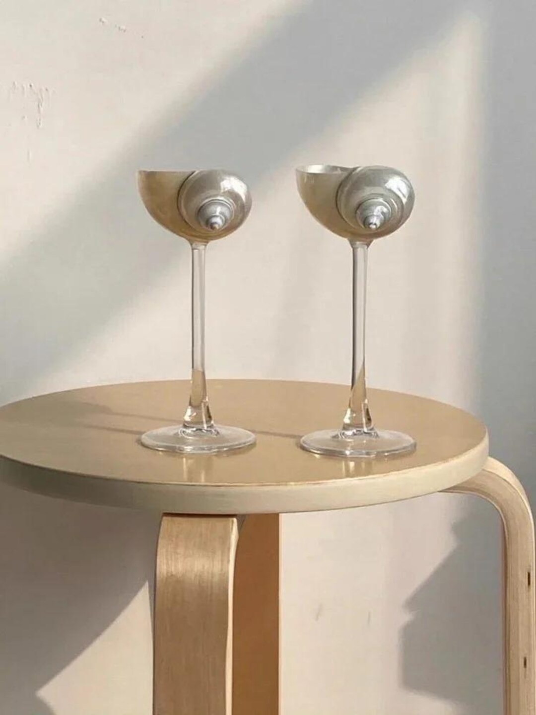 Shell Wine Glass - Coastal Decor, Unique Seashell Drinkware, Beach ...