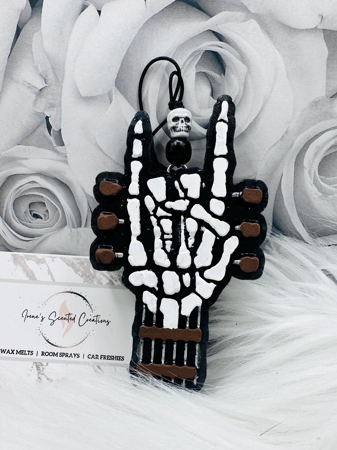 Skeleton Hand Guitar Fret Car Freshie - Etsy