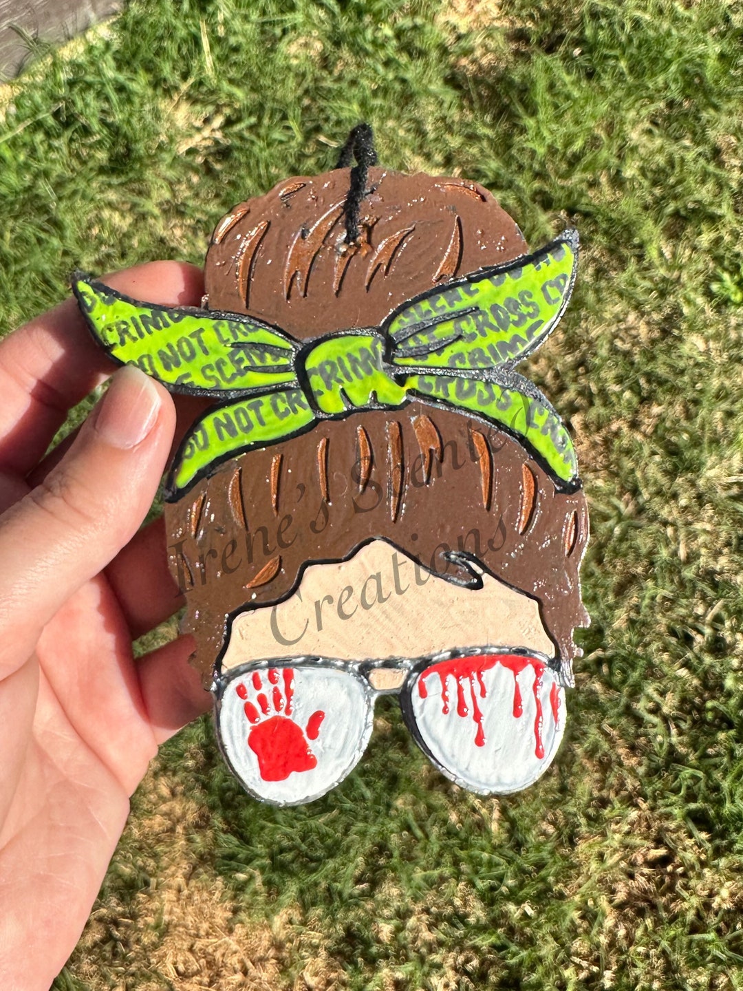 True Crime Life Mom Life Hanging Car Freshie Air Freshener Mom - Etsy