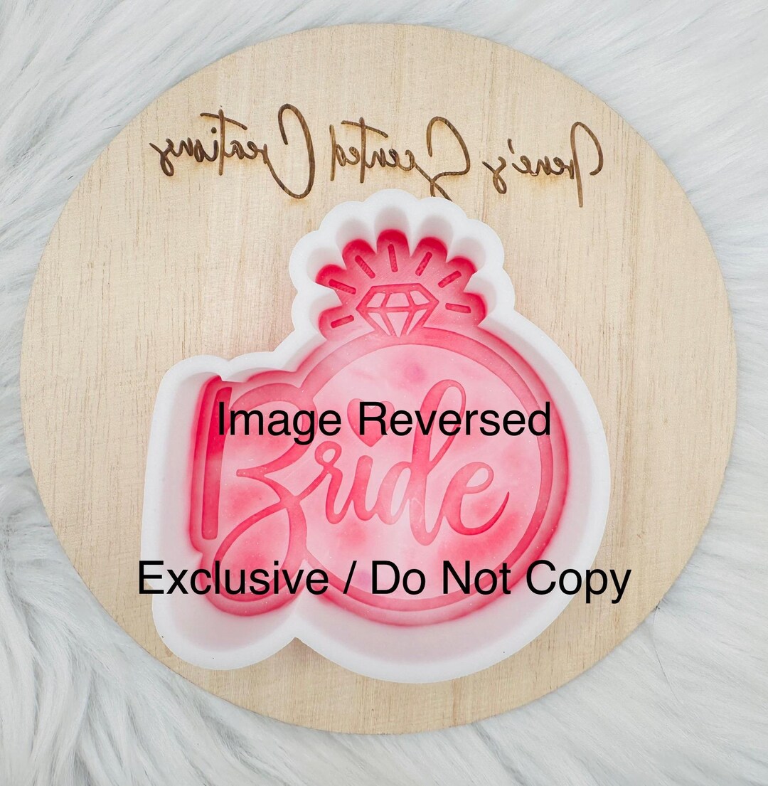 Bride Engagement Ring Silicone Mold for Freshies - Etsy