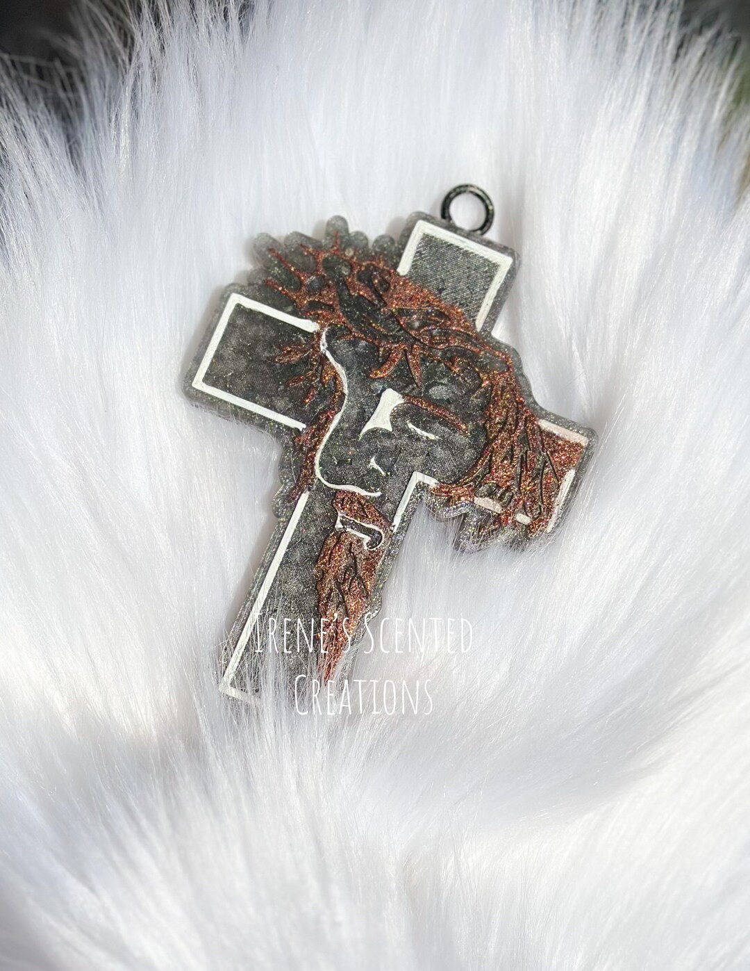 Jesus on the Cross Car Freshener Aroma Bead Freshie - Etsy