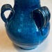 Blue Glazed Cobalt Pottery Vase - Etsy