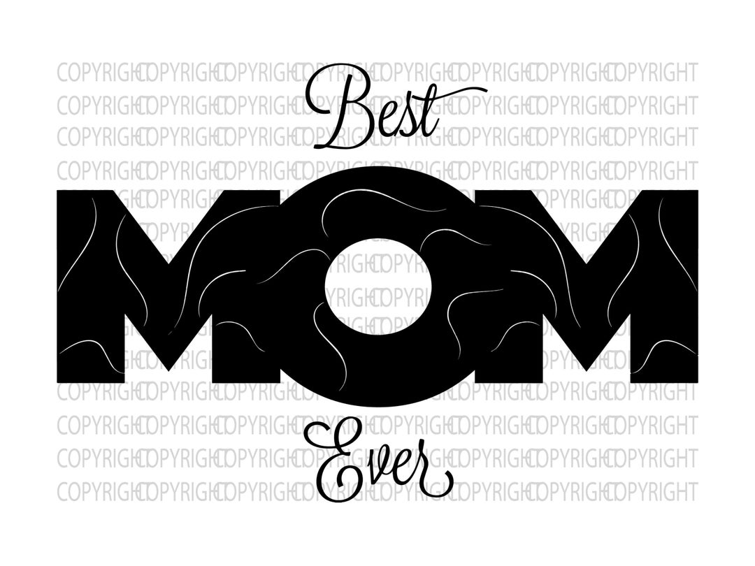 Best Mom Ever Svg Mothers Day Svg Heart Svg Svg Files For Cricut Etsy