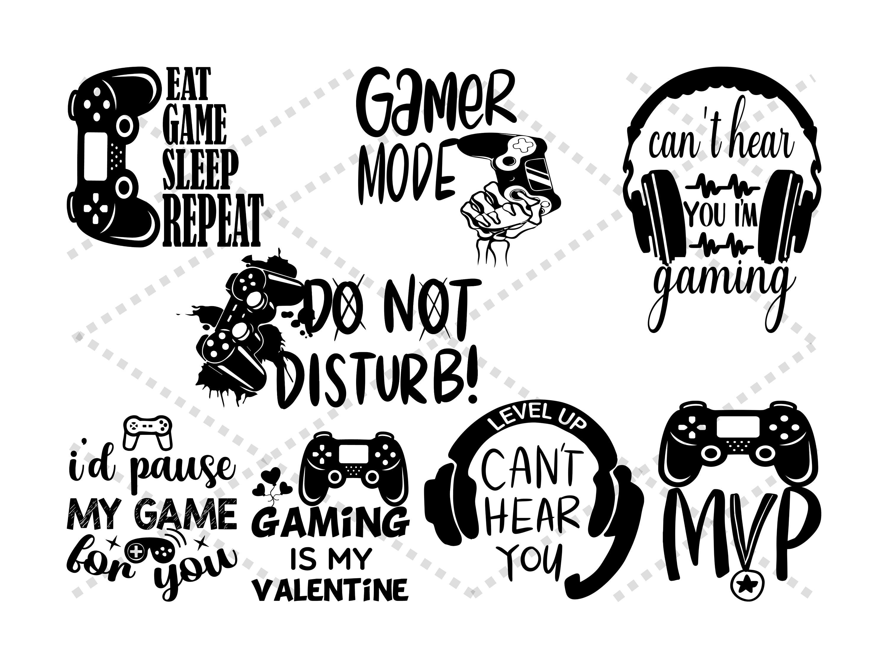 Gamer SVG Bundle Funny Gamer SVG Gamer svg Video Games svg - Etsy España