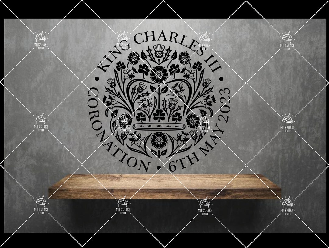King Charles III Coronation SVG - Etsy
